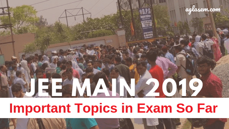 JEE Main 2019: Physics, Chemistry, And Maths Important Topics In Exam ...