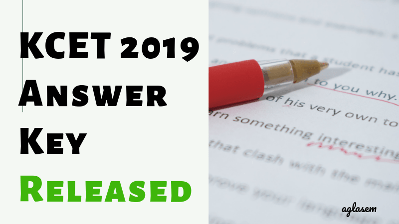 KCET 2019 Answer Key Released by Base and Expert Classes; Know How to ...