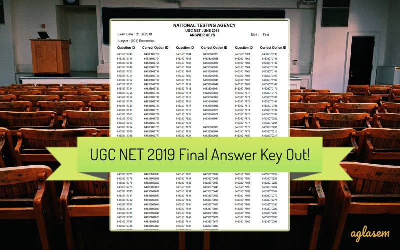 Final Answer Key of UGC NET 2019 Out; All get bonus marks for cancelled questions! - AglaSem News