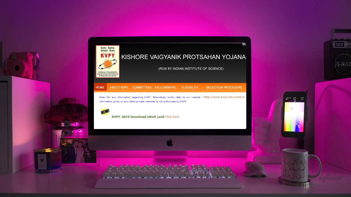 KVPY 2019 aptitude test on November 3; Mock test available on website ...