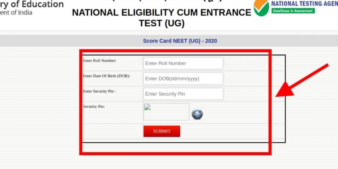 NTA NEET 2020 Result: What is NEET Security Pin and How to Get It ...